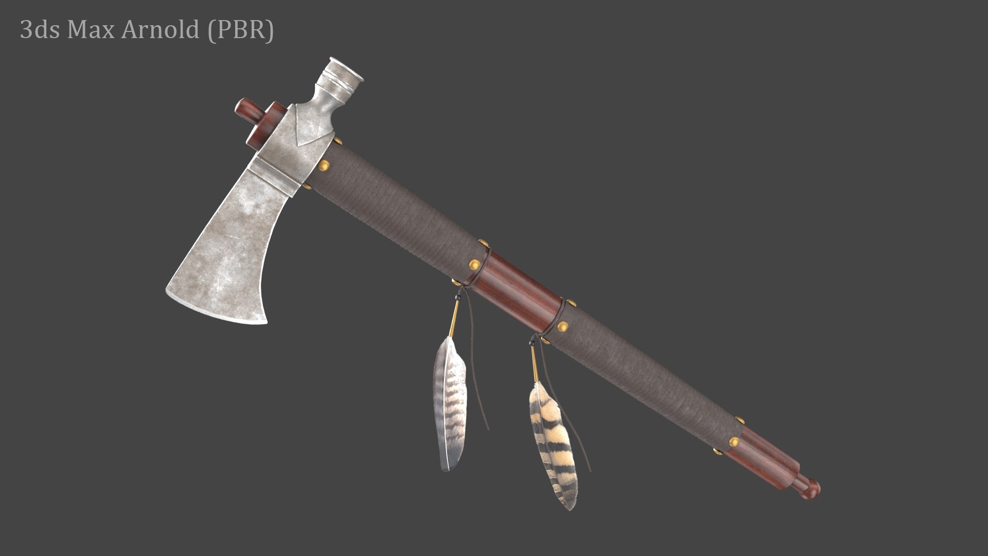 Pipe tomahawk 3D model - TurboSquid 1153117