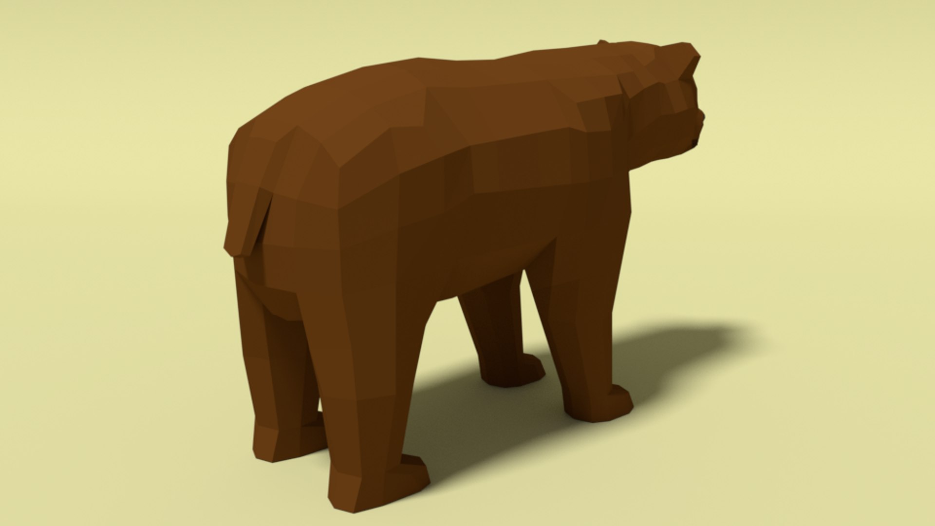 Brown bear 3D - TurboSquid 1466933