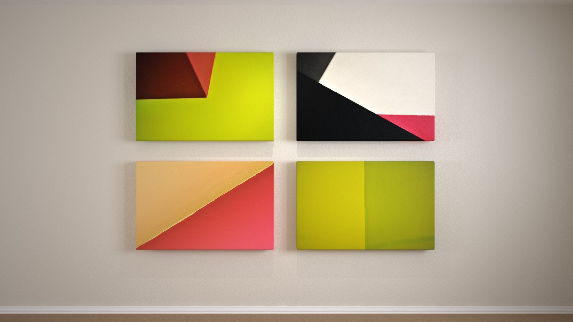 3D Contemporary Art Canvas Model - TurboSquid 1574997