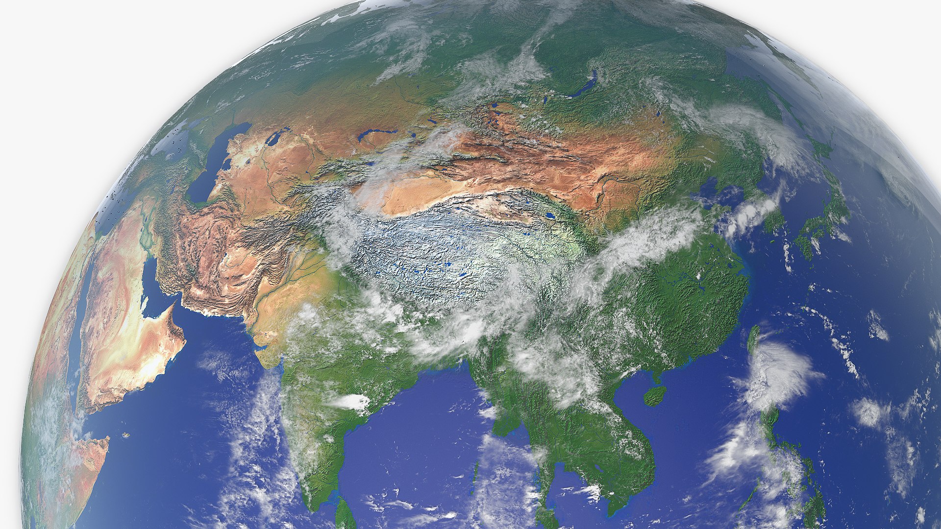 3D Detailed Earth Globe - TurboSquid 2342583