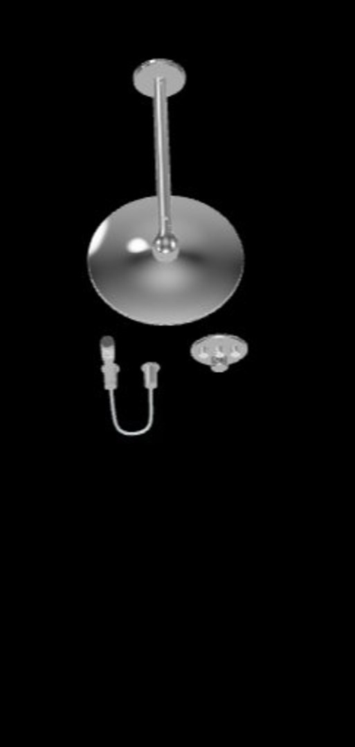 Grohe Product-Shower-Thermostatic LED Rainfall Round Shower System Set ...