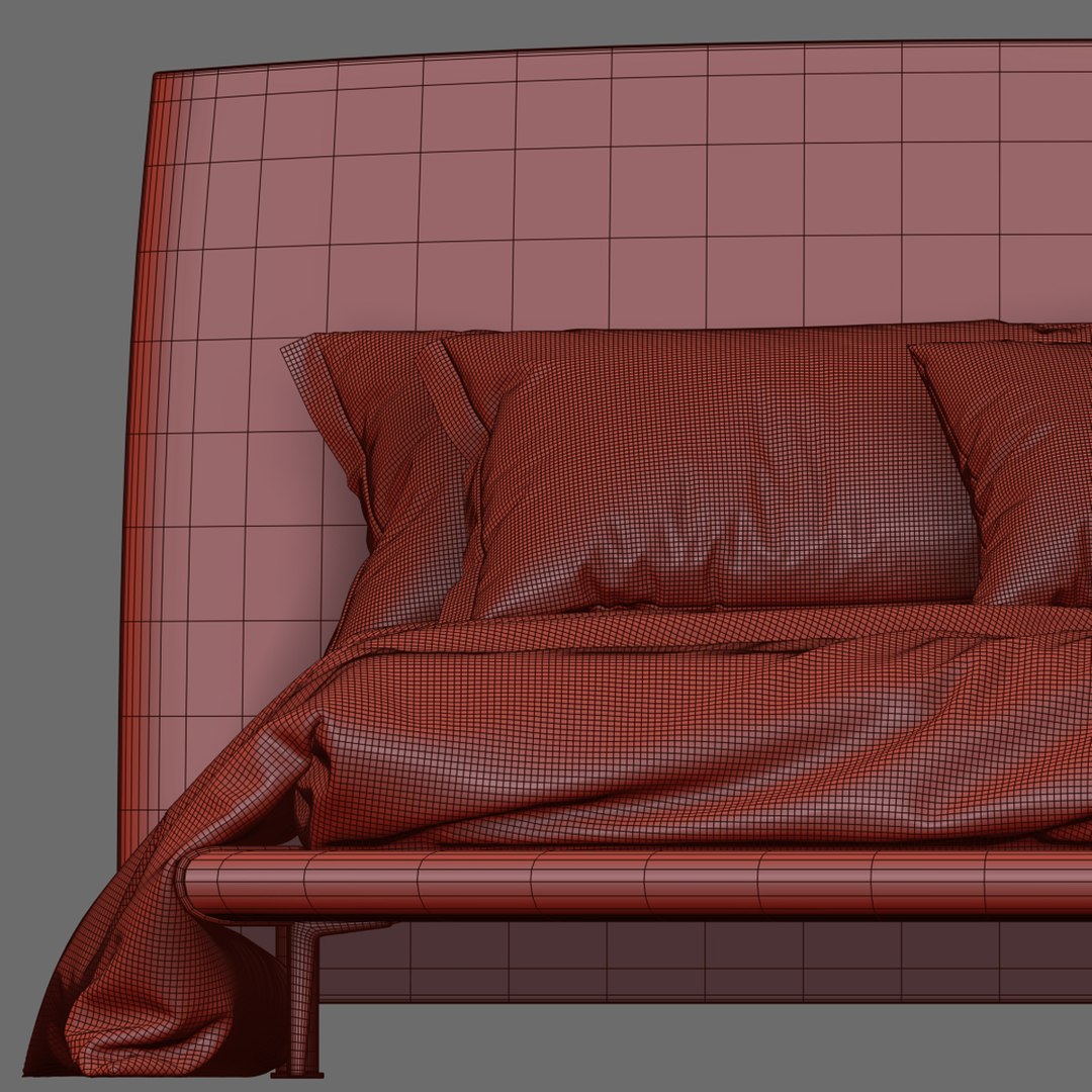 Calligaris dixie bed model - TurboSquid 1404129