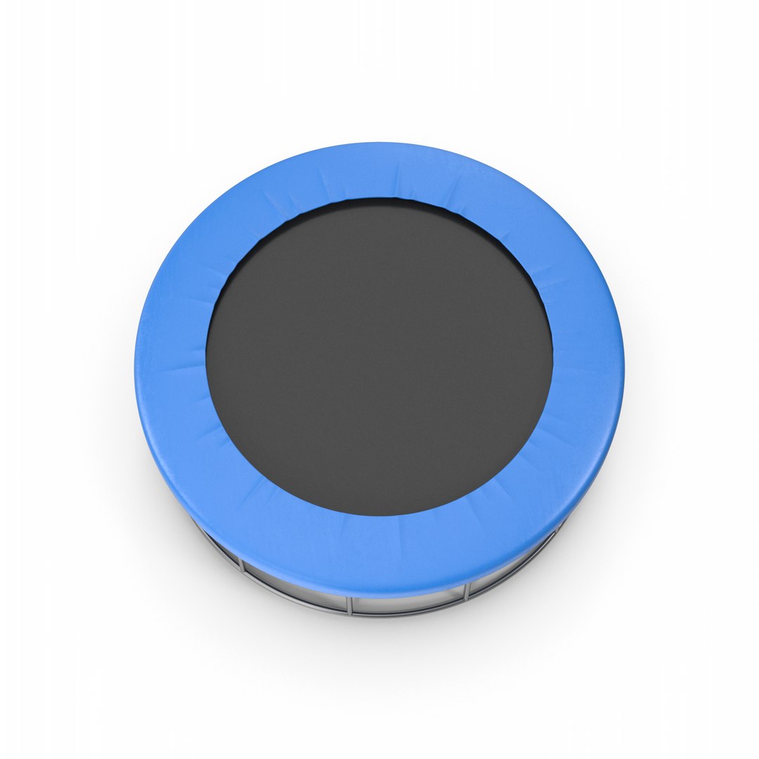 Blue Trampoline 3D Model - TurboSquid 2170947
