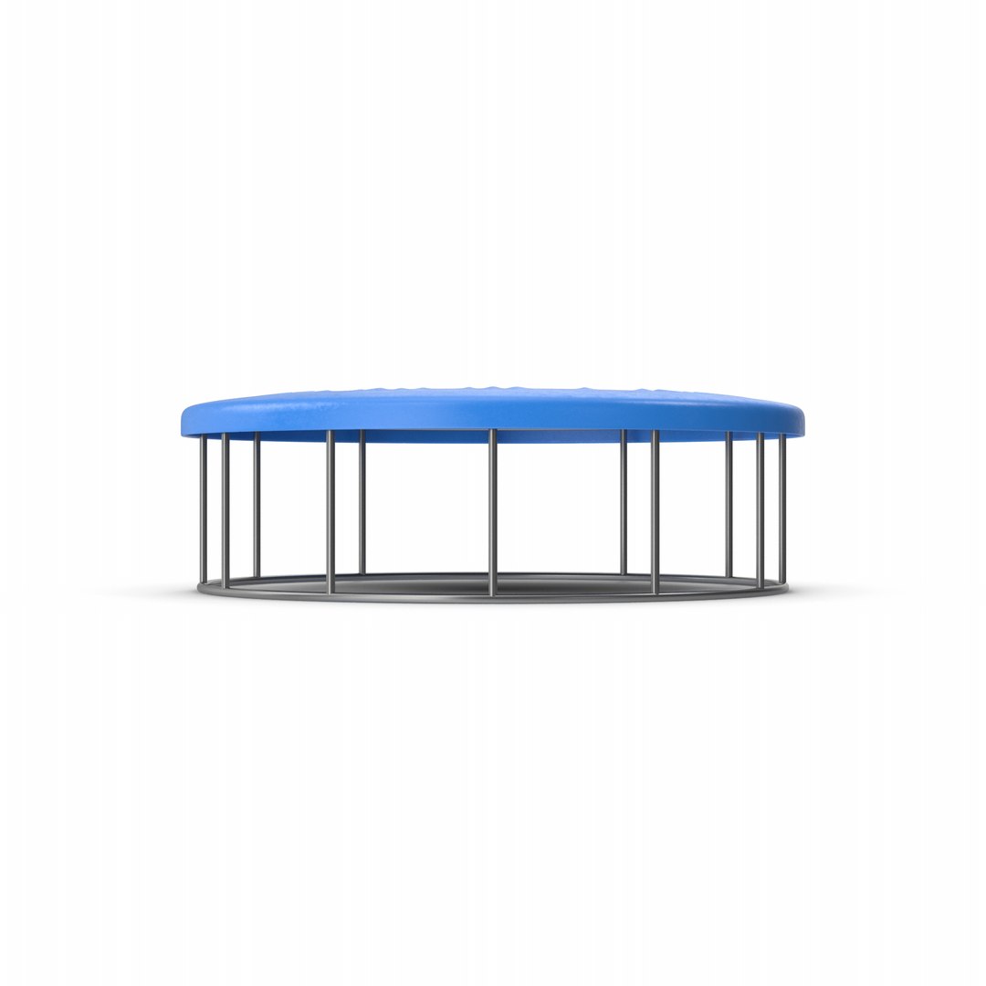 Blue Trampoline 3D Model - TurboSquid 2170947