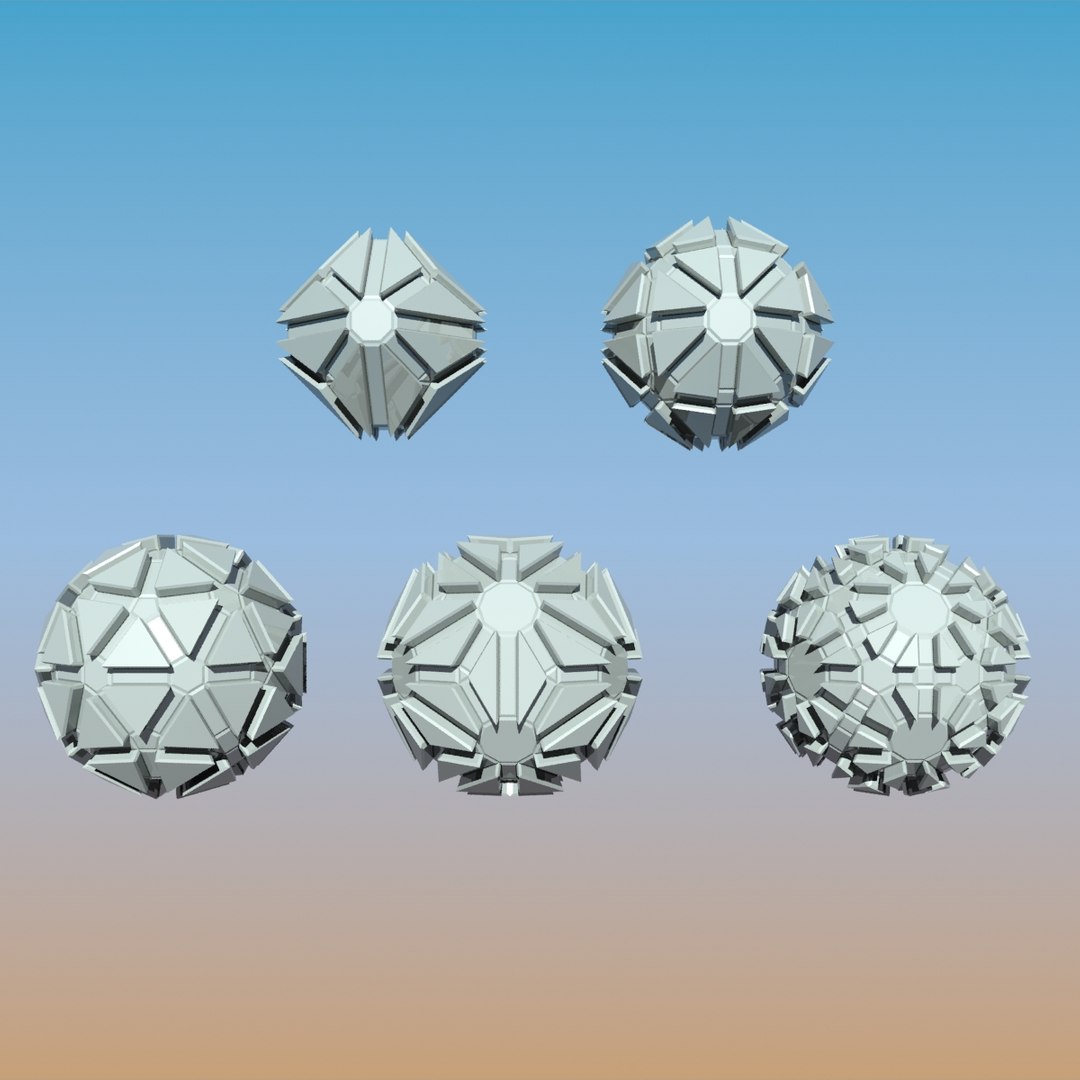 Geometric Shape Pack 3d Model