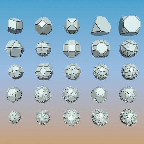 geometric shape pack 3d max