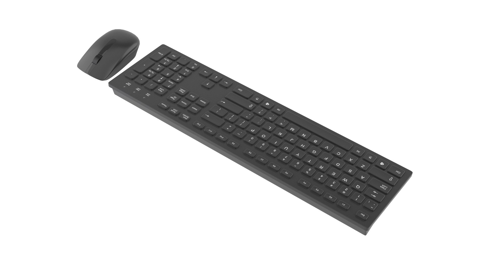 Keyboard Mouse 3D Model - TurboSquid 1711367