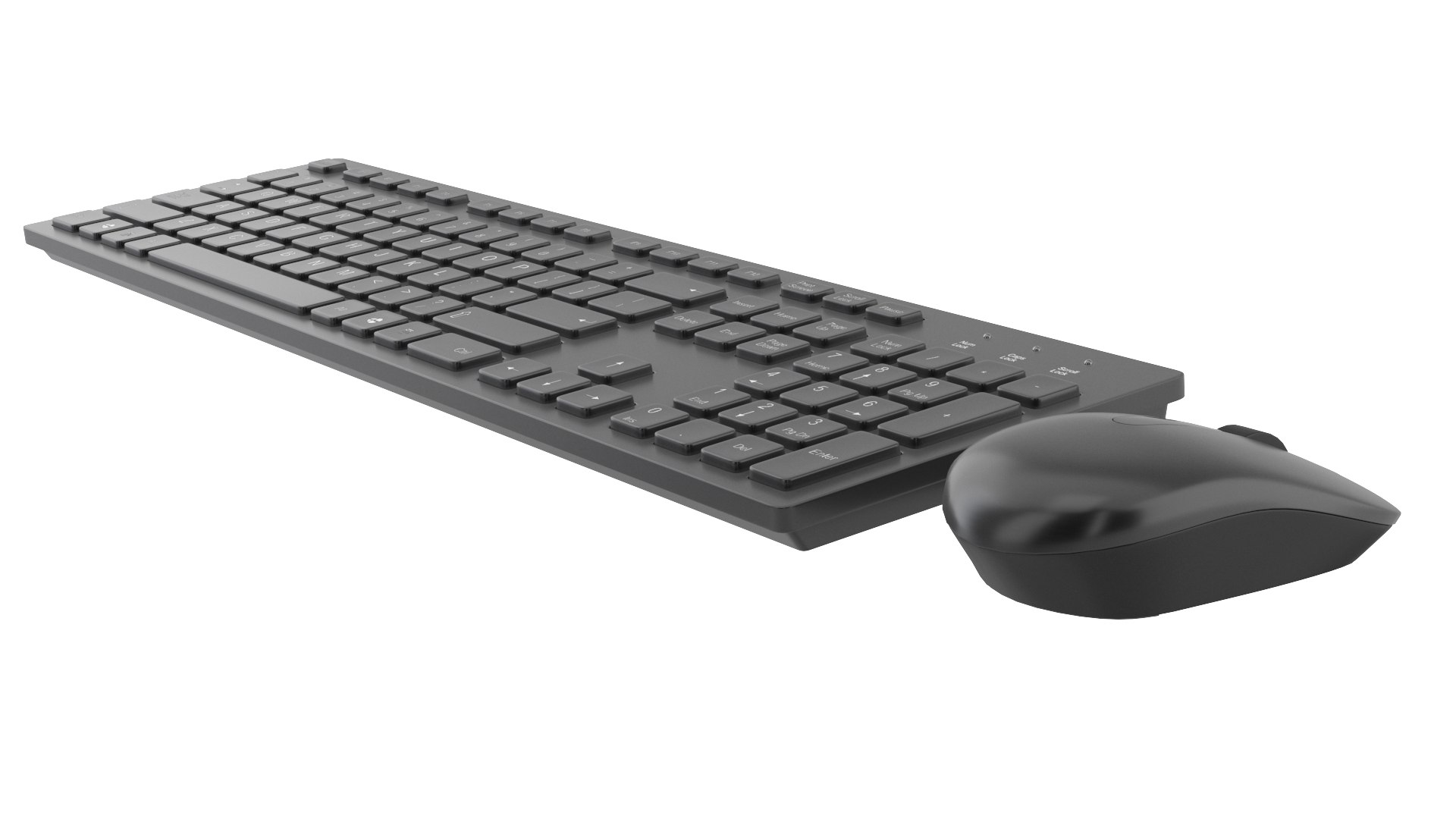 Keyboard Mouse 3D Model - TurboSquid 1711367