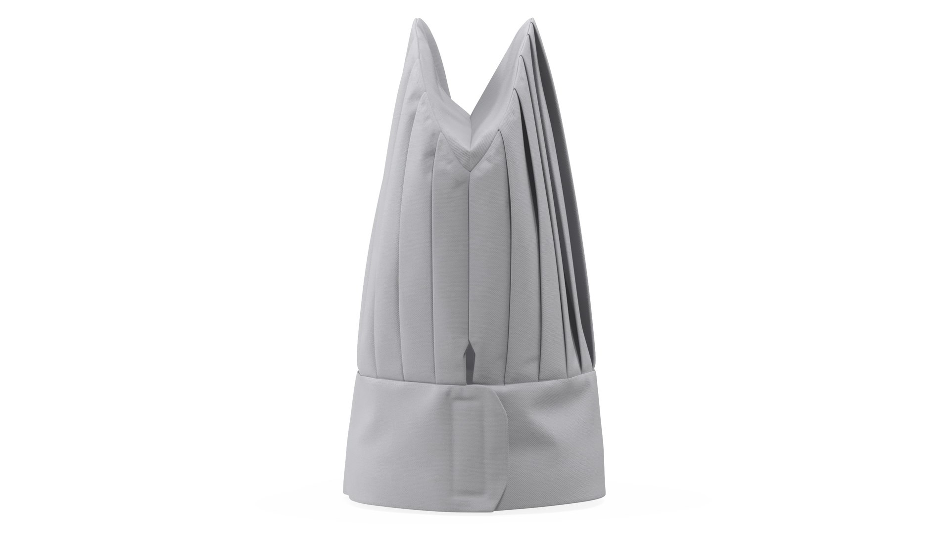 3D Tall Chef Hat In White - TurboSquid 2256120