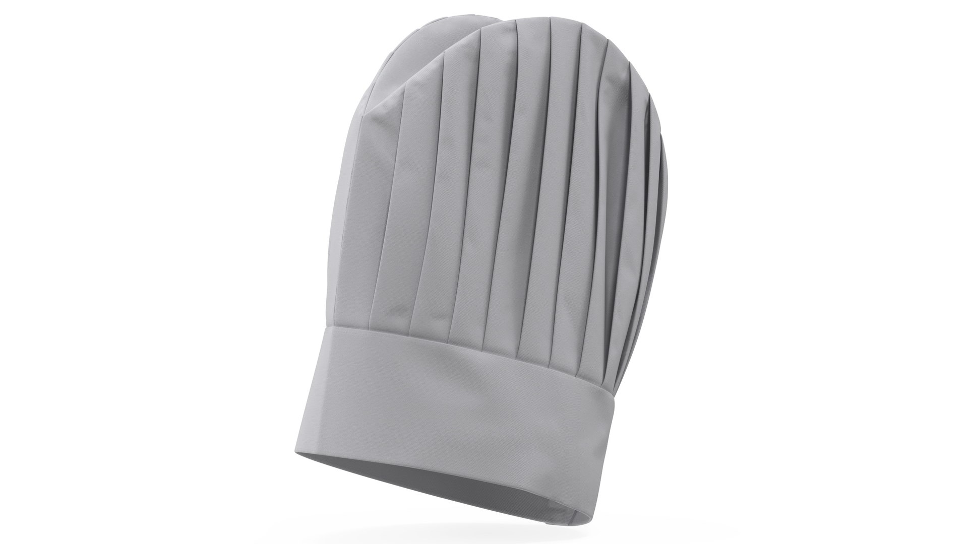 3D Tall Chef Hat In White - TurboSquid 2256120