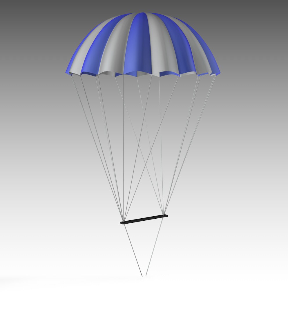Parachute Chute Chu Model - TurboSquid 1169164