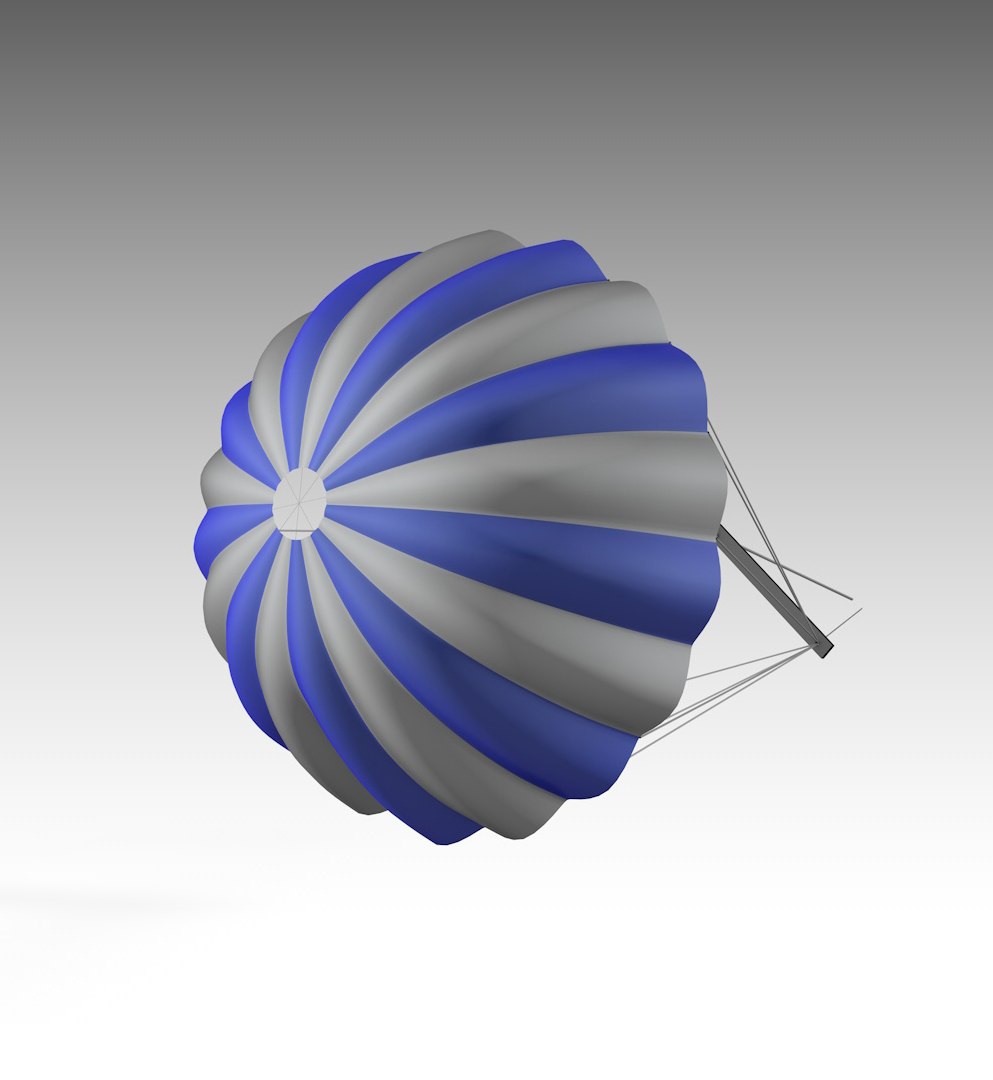 Parachute Chute Chu Model - TurboSquid 1169164