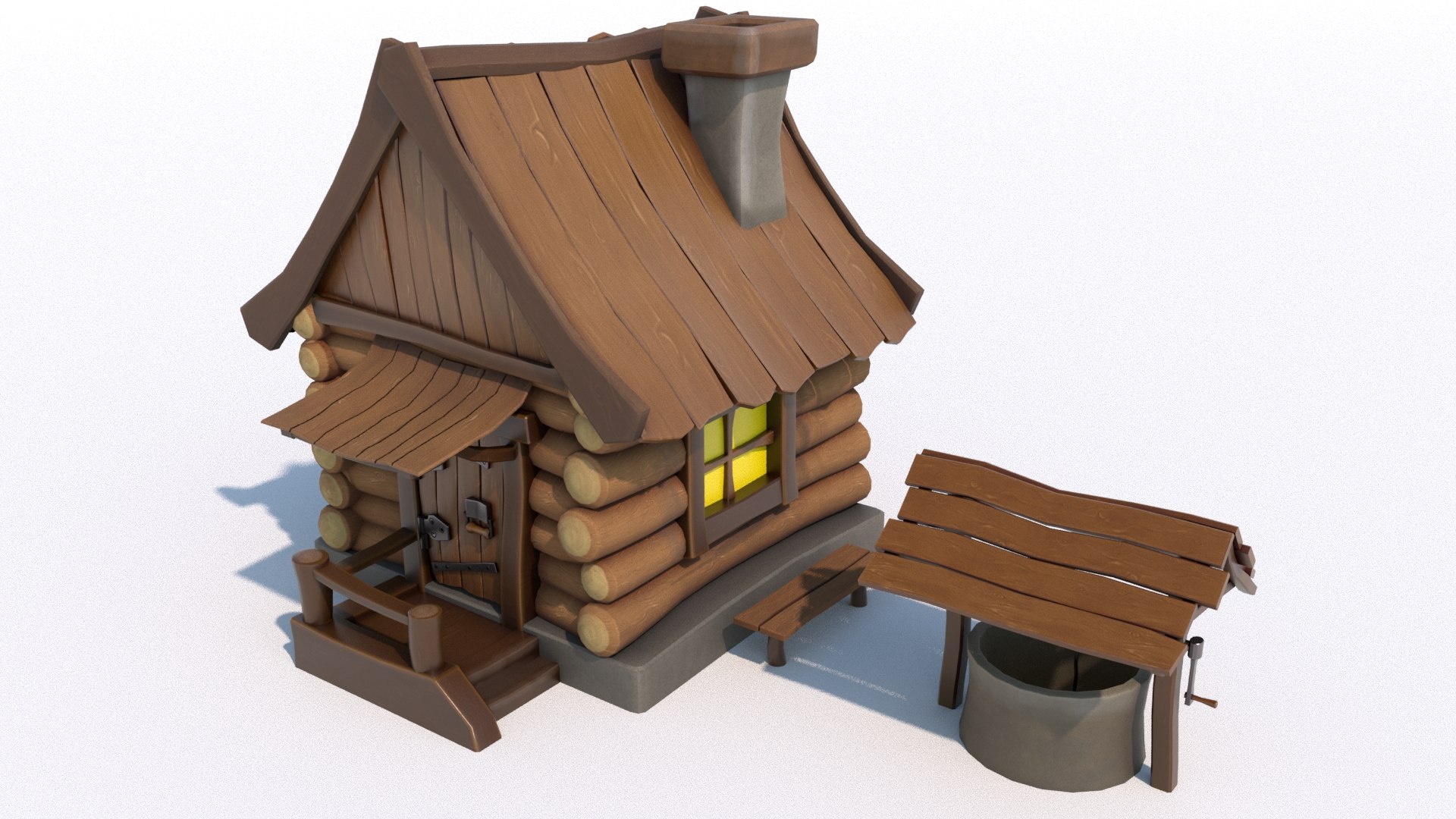 3D Stylized House - TurboSquid 1479090