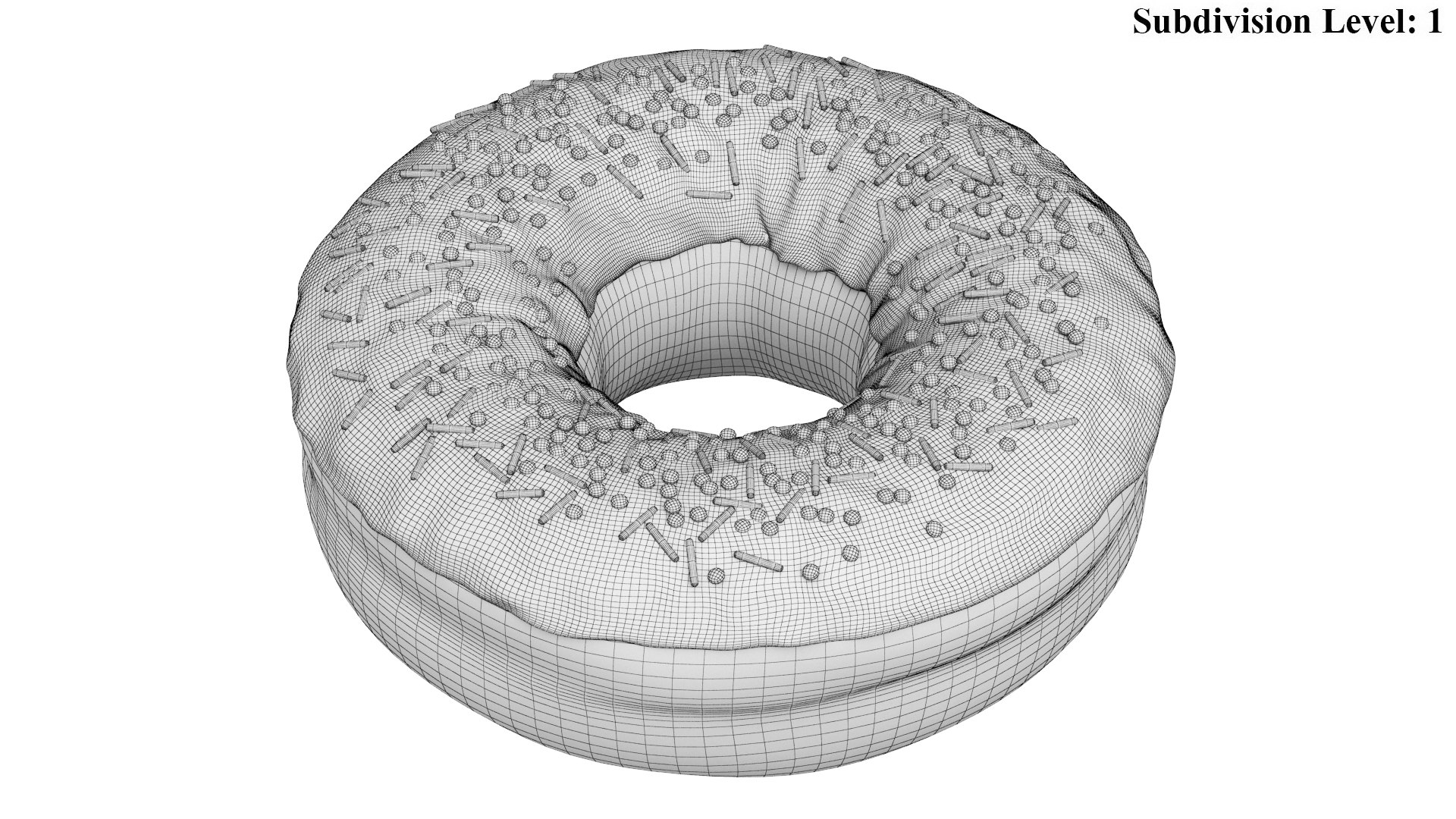 Detailed Donut 03 3D Model - TurboSquid 2217923