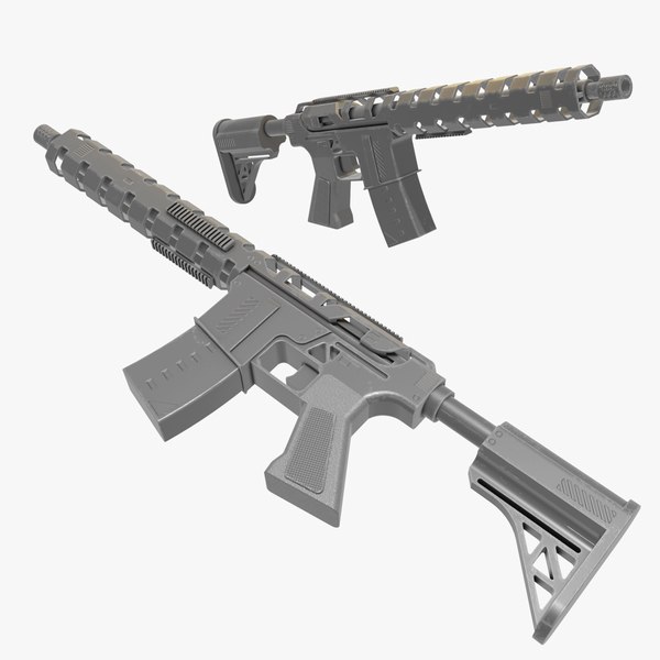 modelo 3d Juego de rifle listo modelo 3d - TurboSquid 2090894