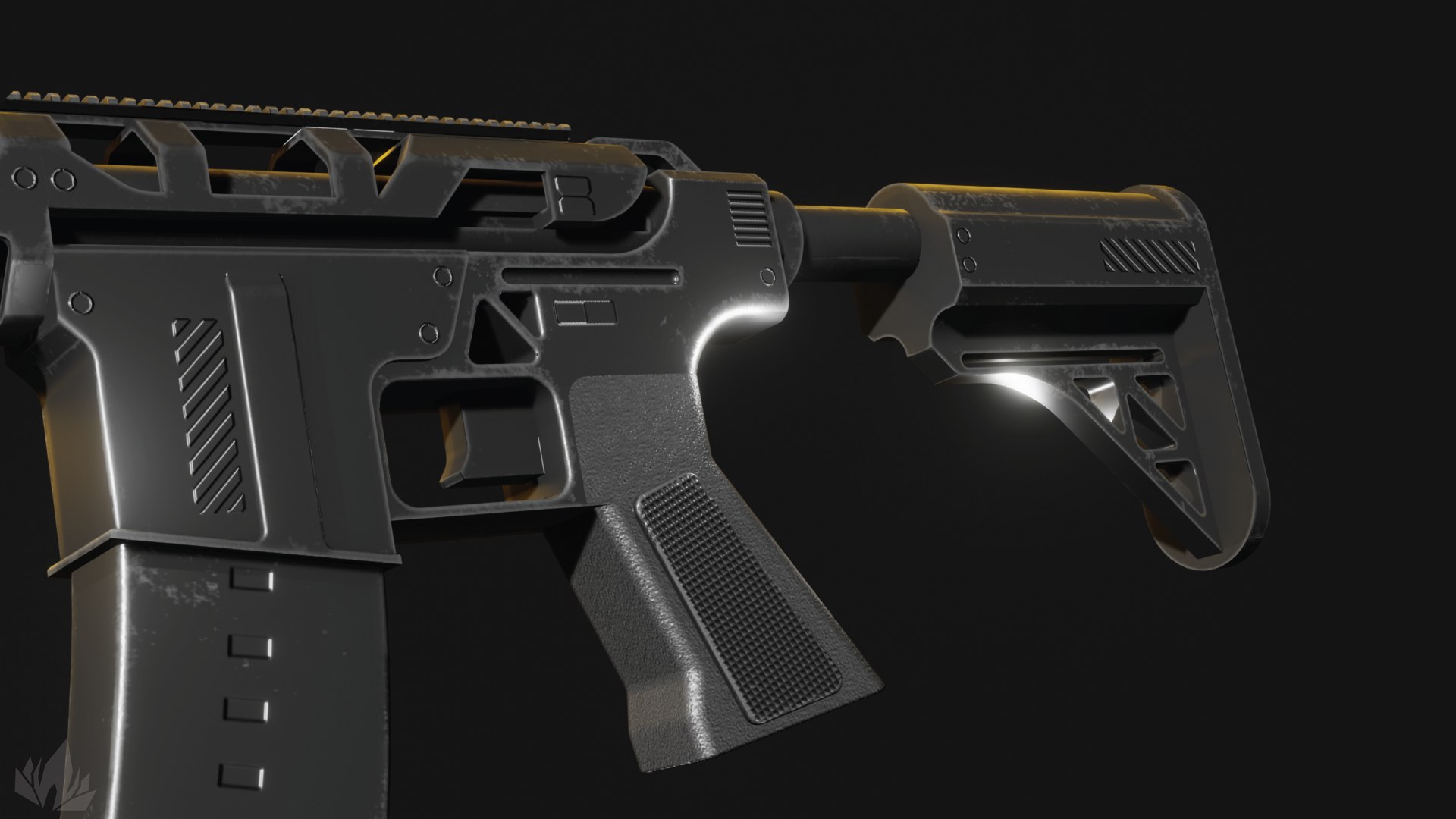 Rifle Game Ready 3D Model Model - TurboSquid 2090894