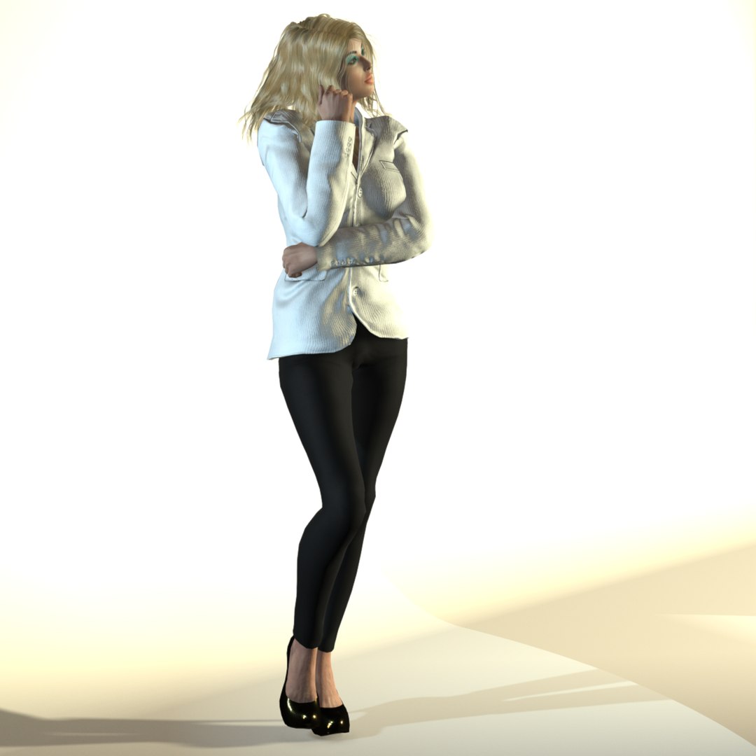 Realistic Sandra Bl Model - TurboSquid 1575281