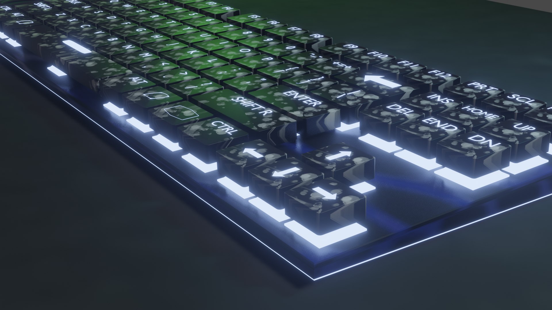 Mechanical Keyboard 3D Model - TurboSquid 1642930