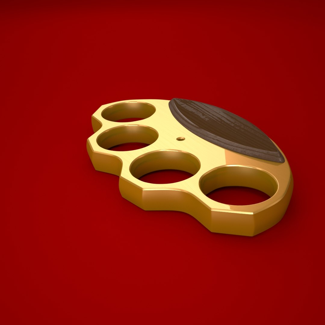 3d Brass Knuckles Model