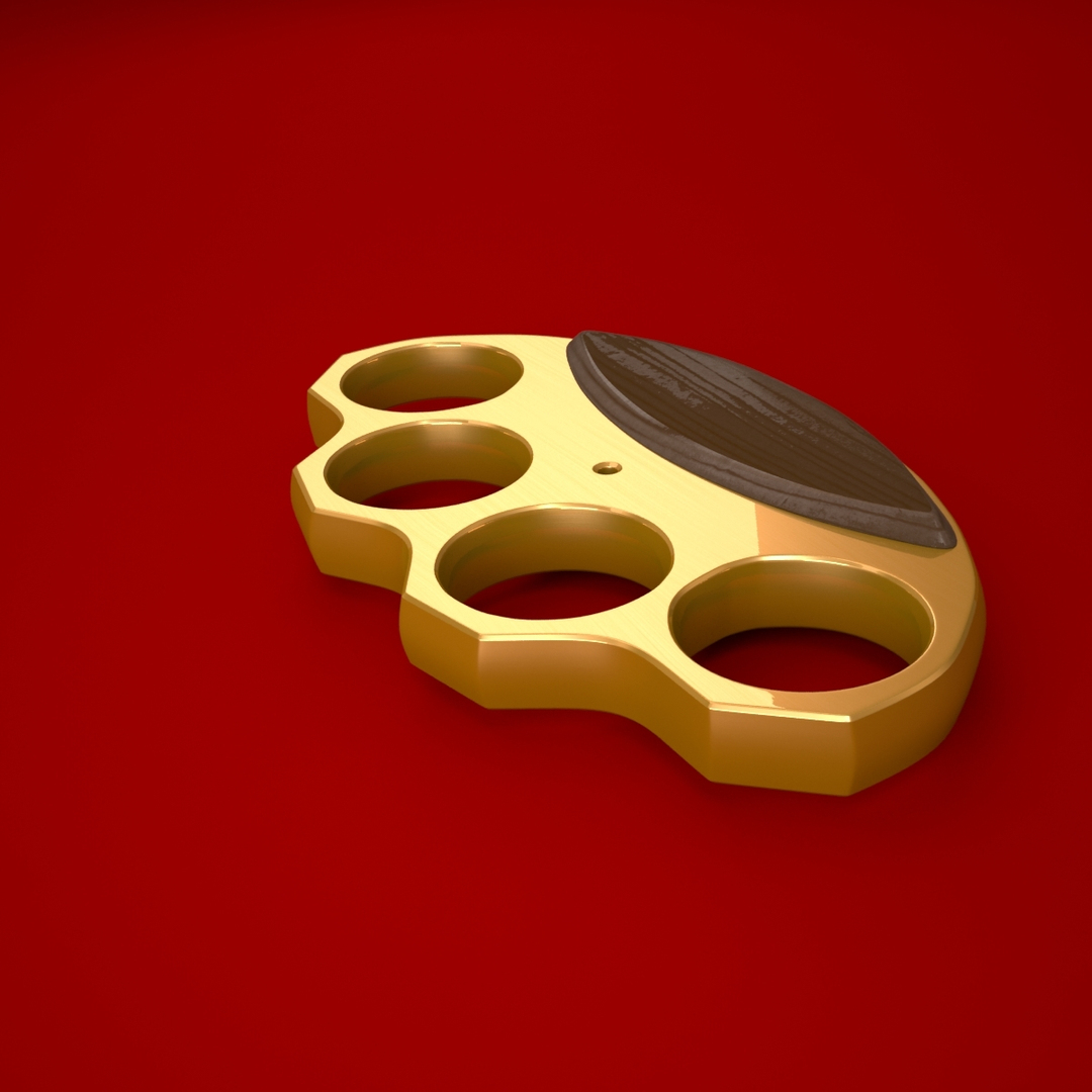 3d Brass Knuckles Model