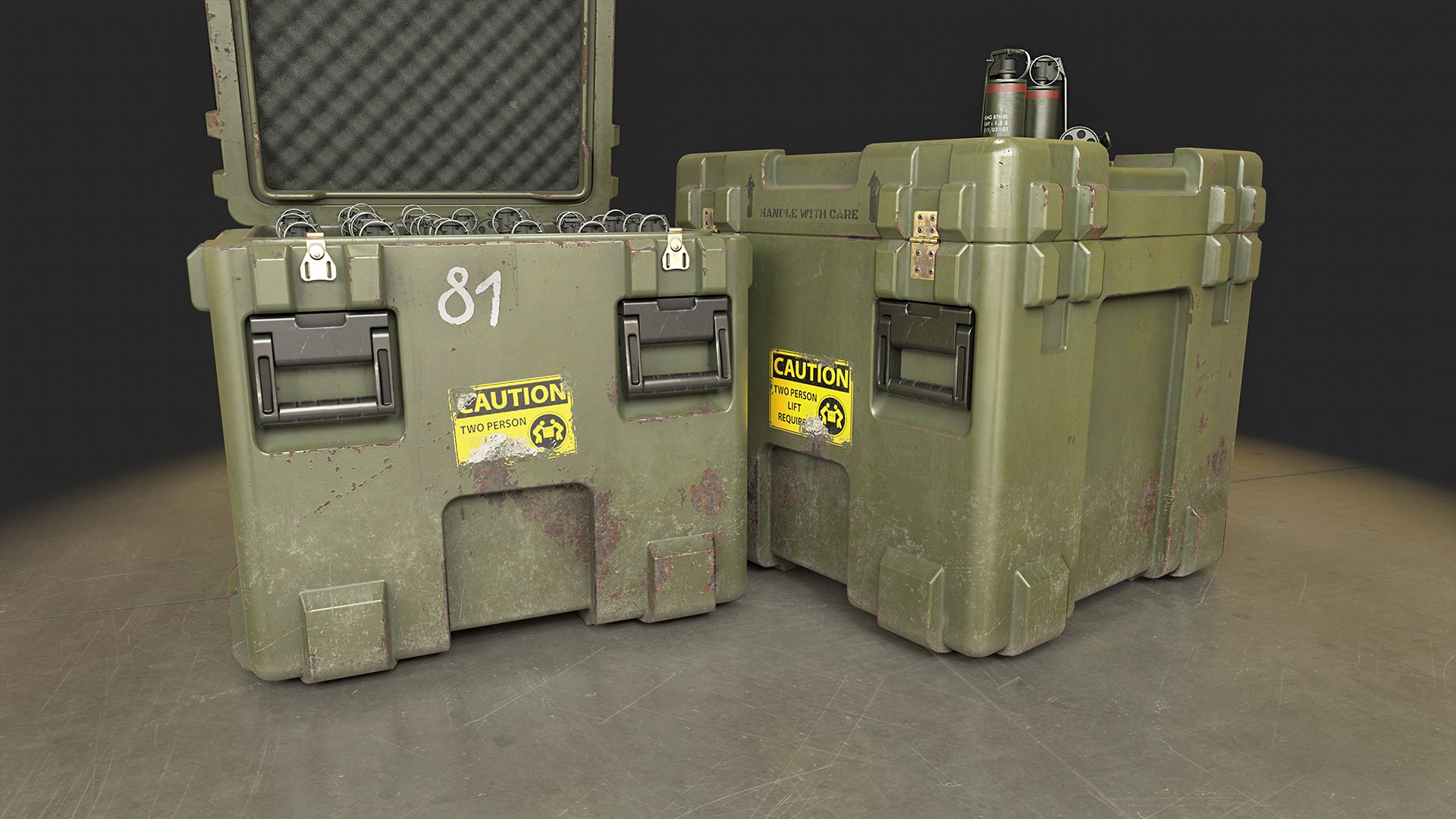 Military Case model - TurboSquid 2117087