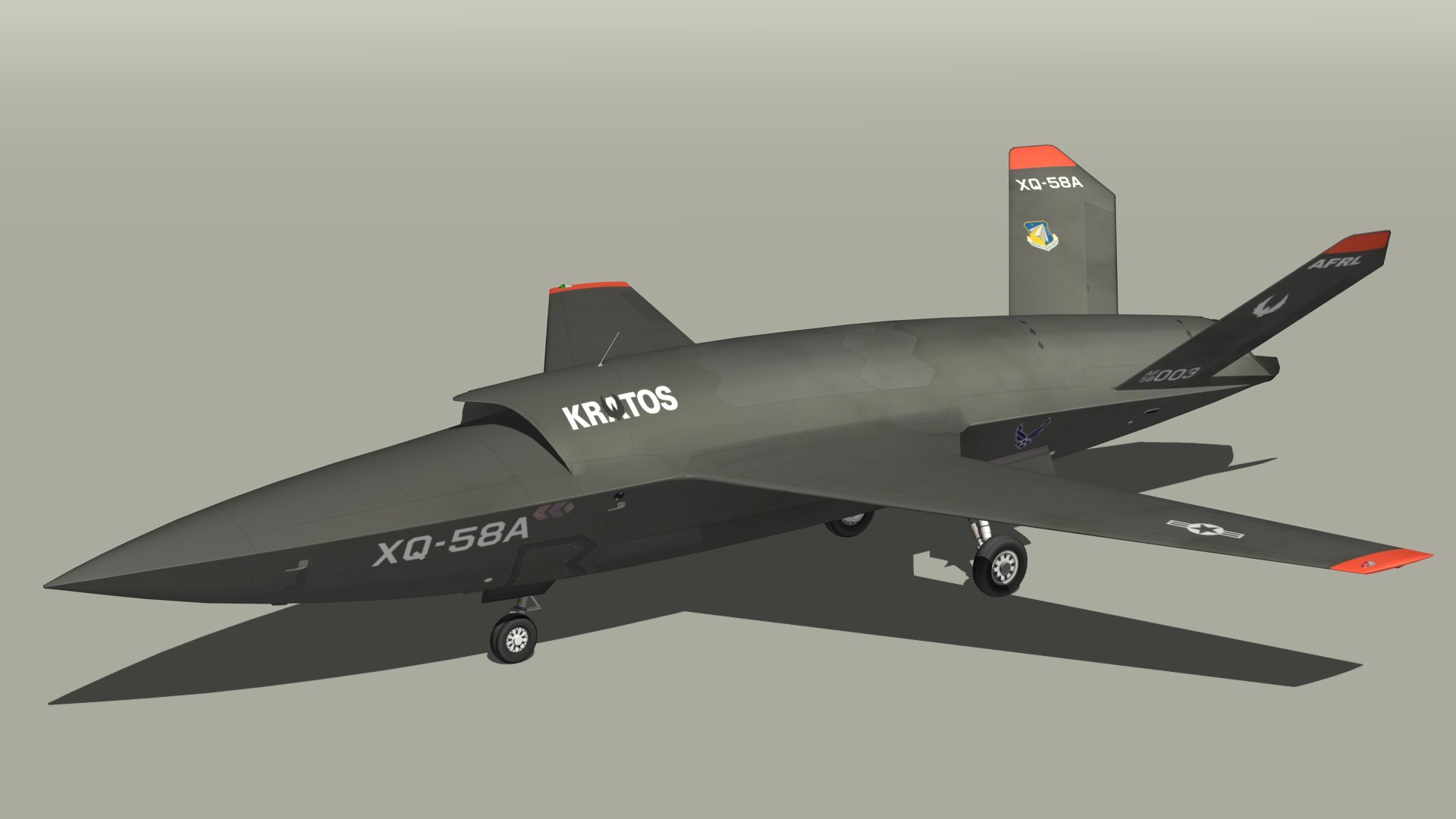 XQ 58A Valkyrie 3D Model - TurboSquid 2121447