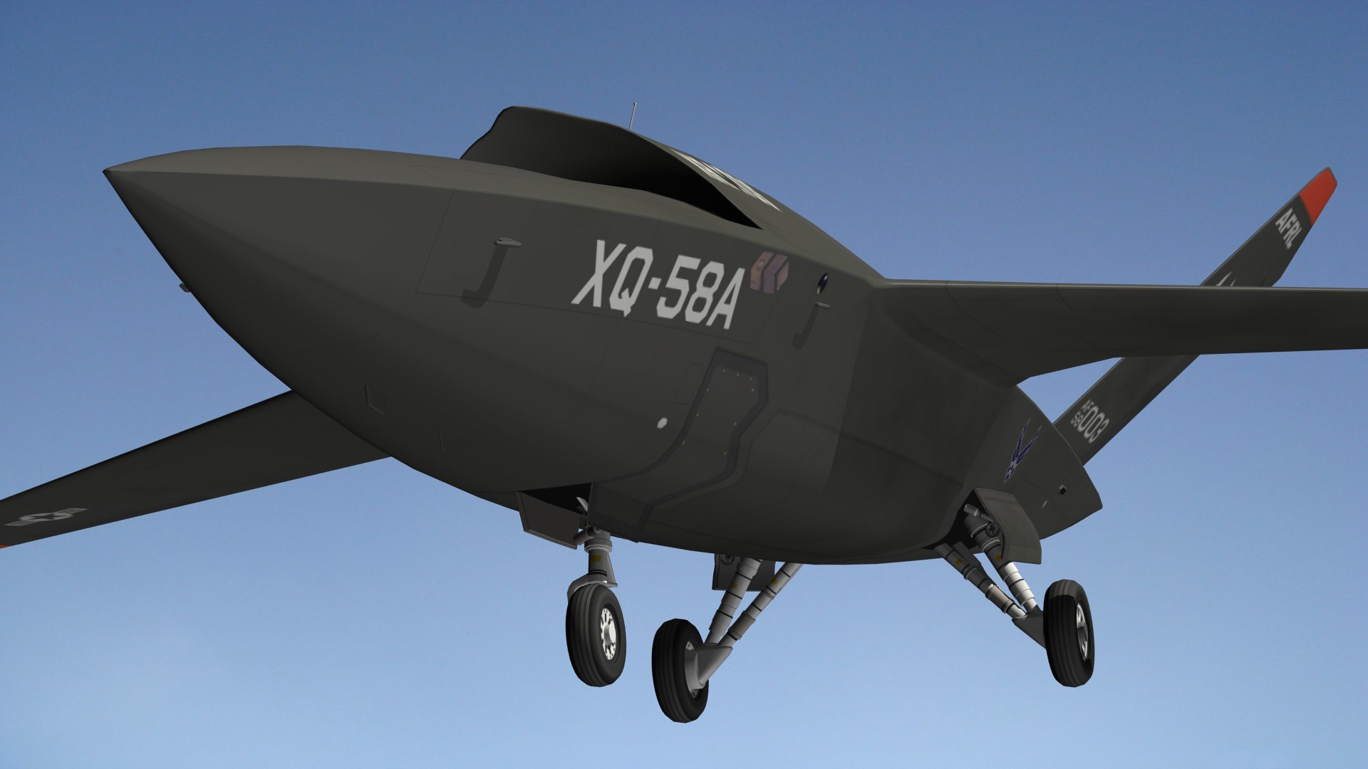 XQ 58A Valkyrie 3D Model - TurboSquid 2121447