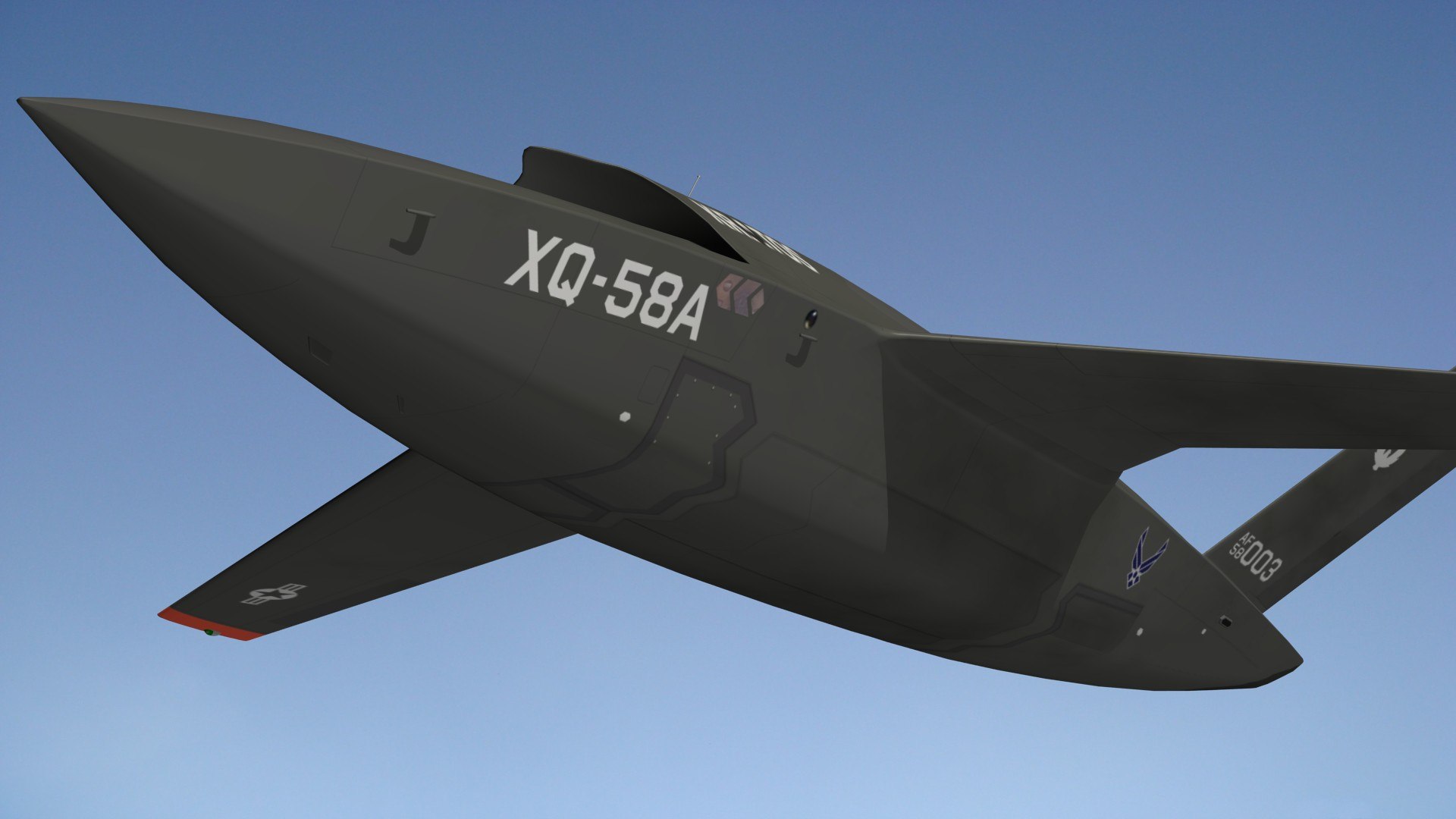 XQ 58A Valkyrie 3D Model - TurboSquid 2121447