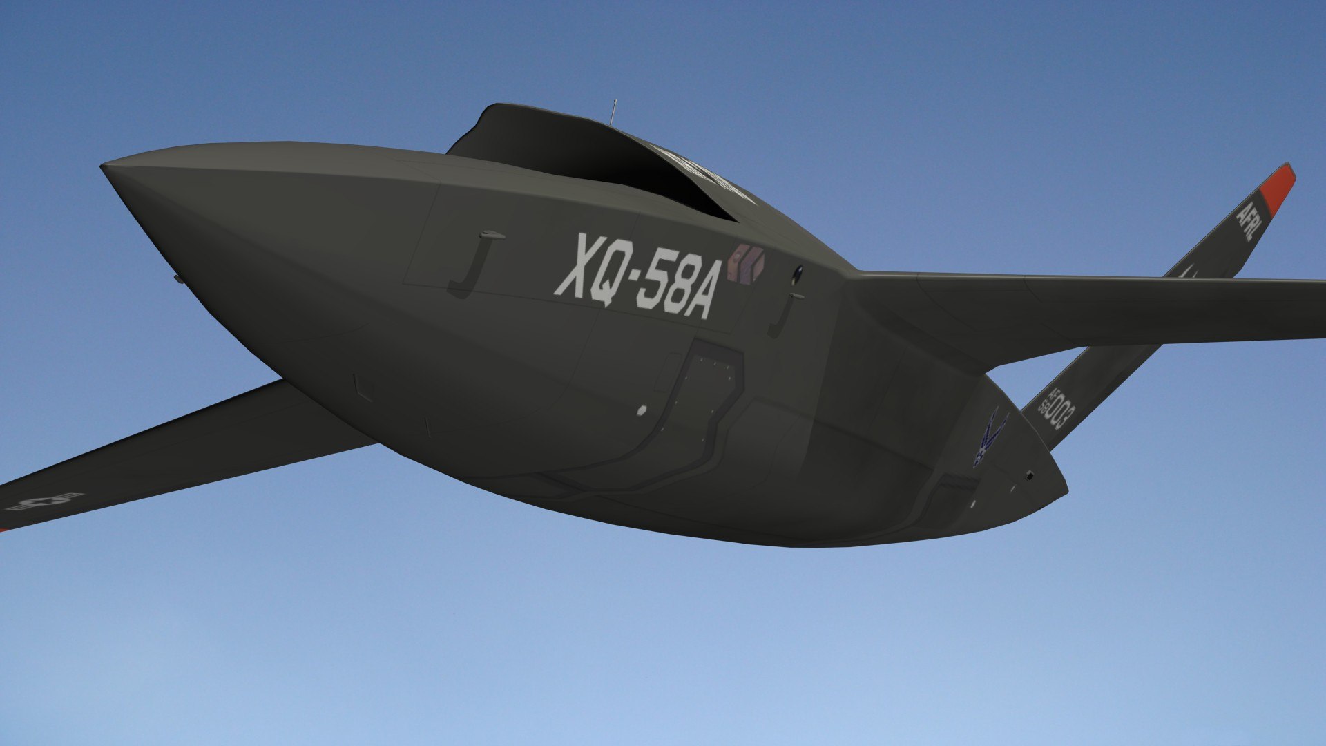 XQ 58A Valkyrie 3D Model - TurboSquid 2121447