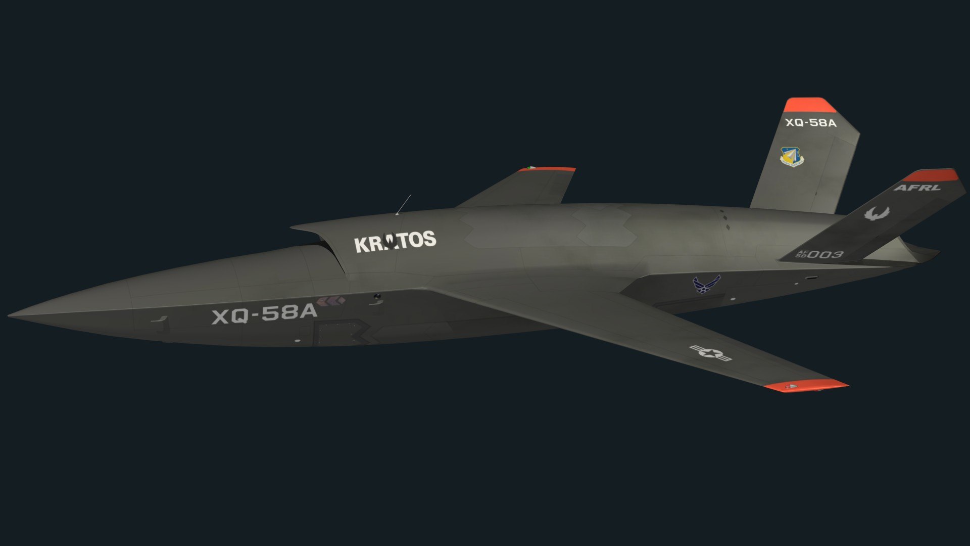 XQ 58A Valkyrie 3D model - TurboSquid 2121447