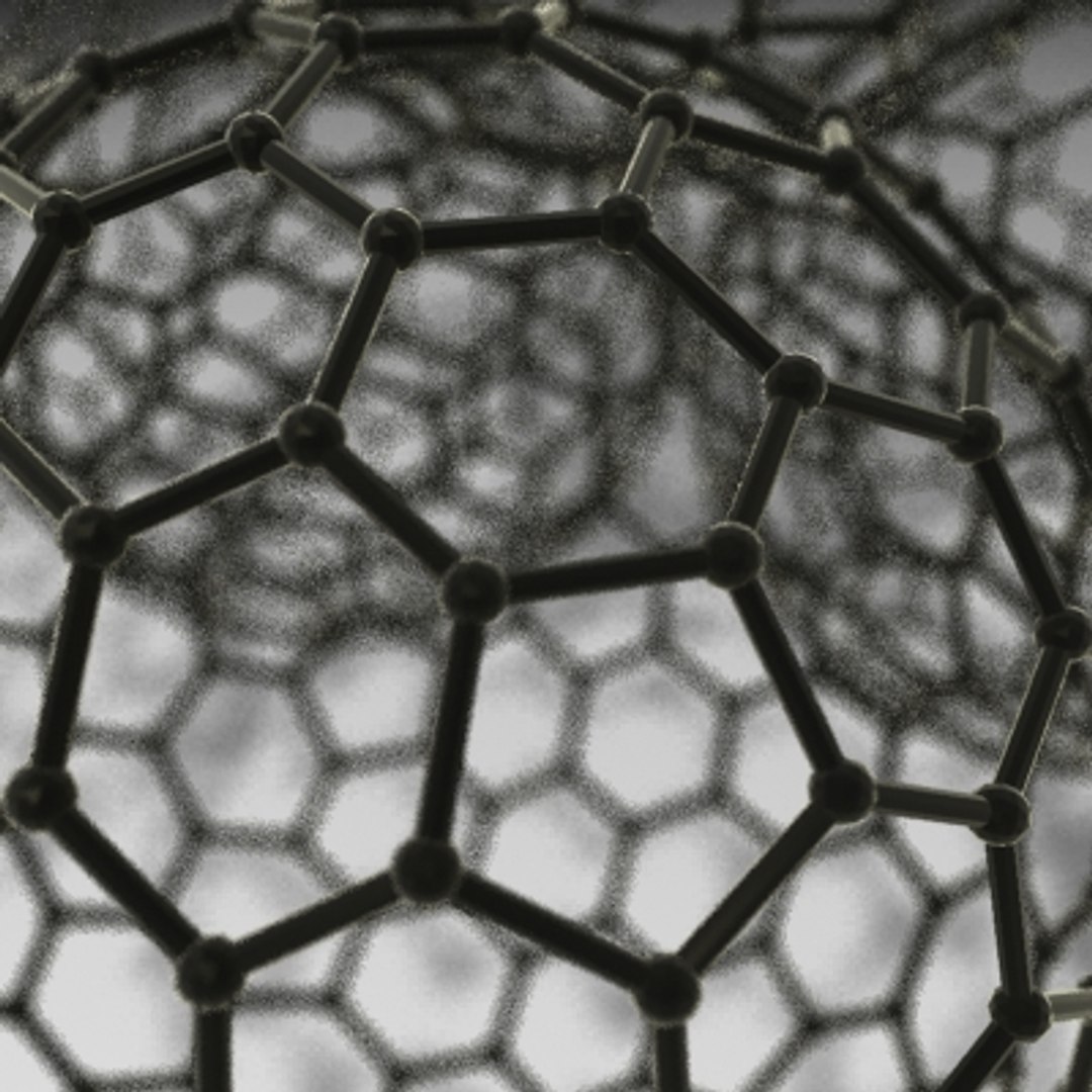 buckyball carbon 3d model