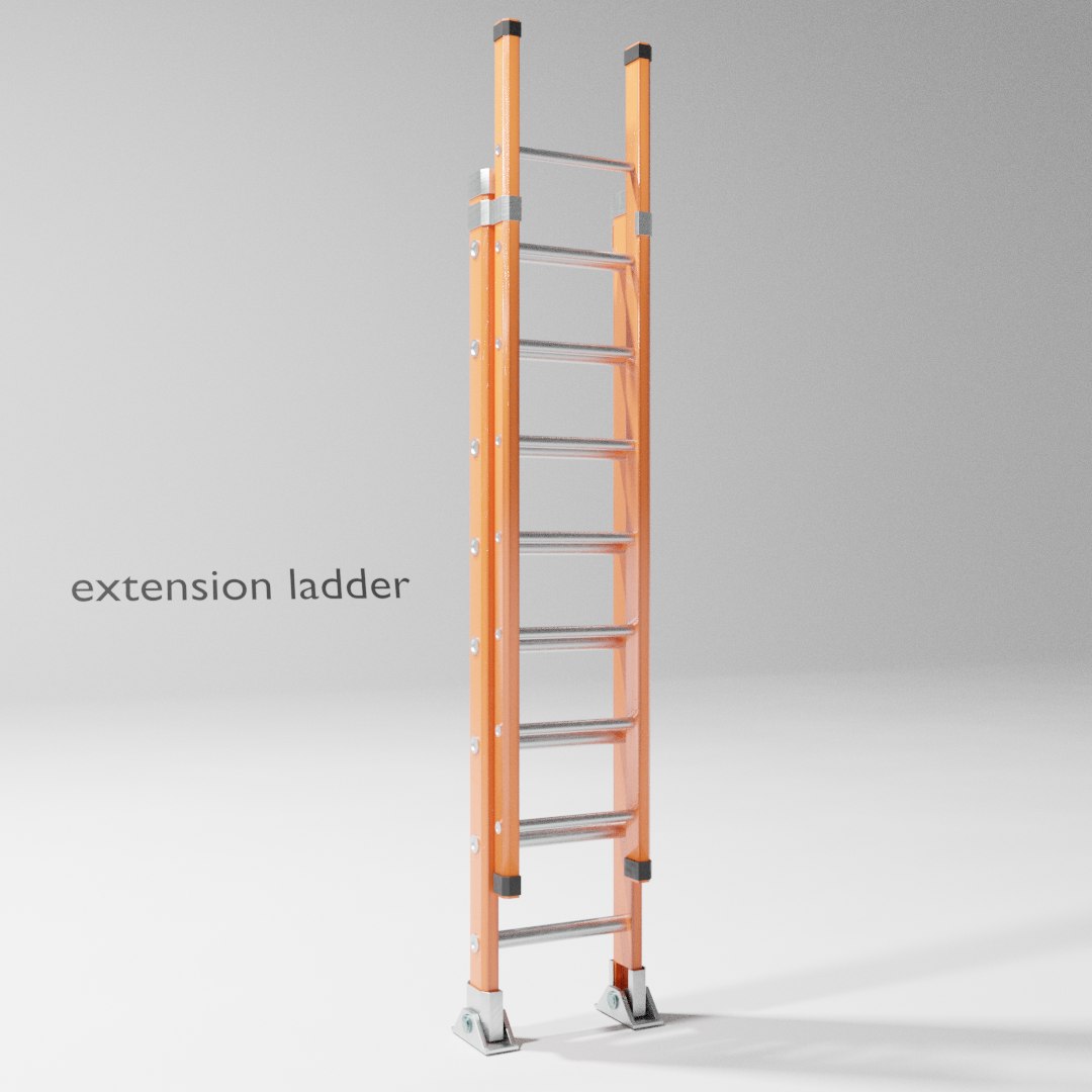 3D Different Types Of Ladders - TurboSquid 1923213