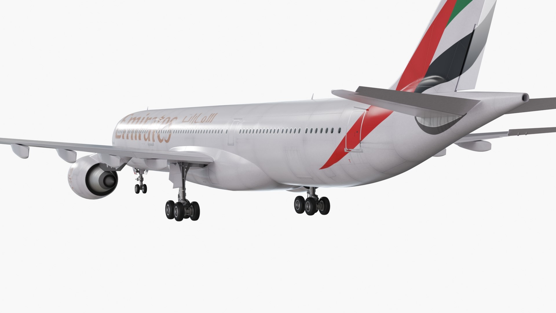 Emirates Airbus A330-200 Rigged 3D Model - TurboSquid 2325719