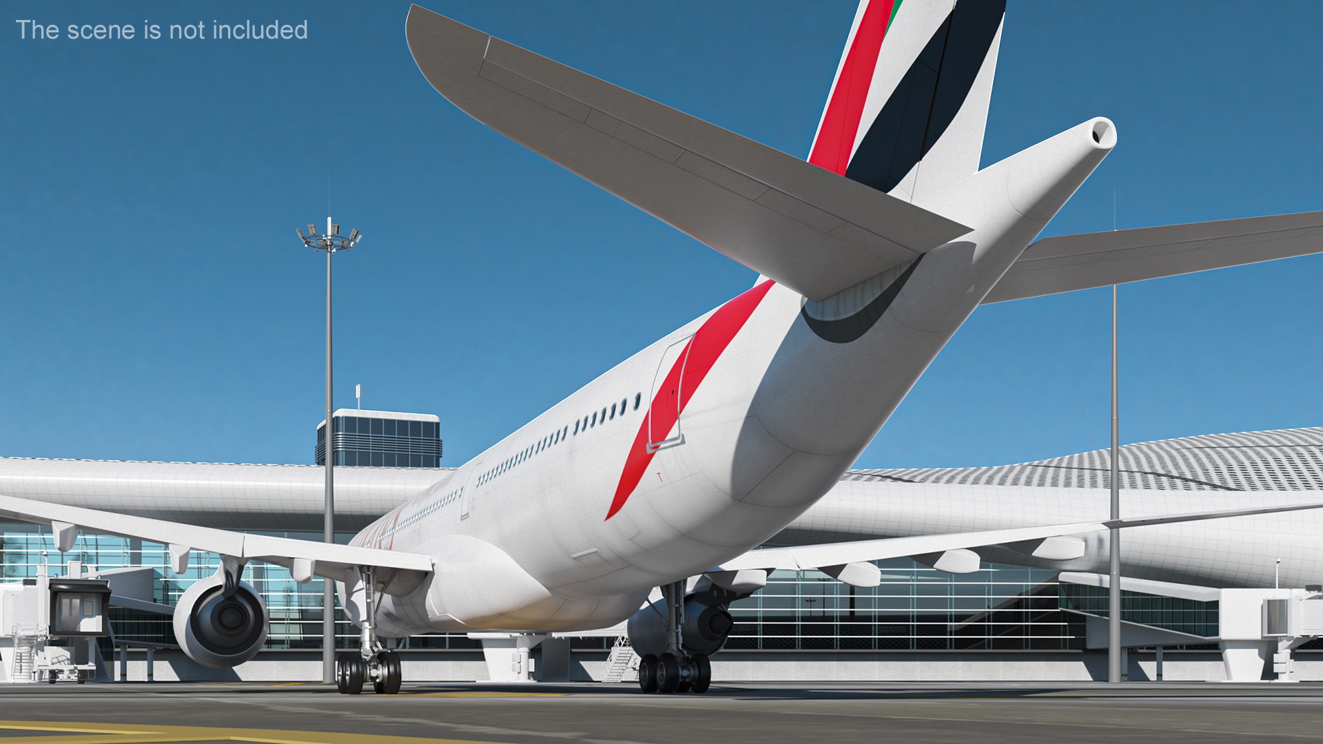 Emirates Airbus A330-200 Rigged 3D Model - TurboSquid 2325719