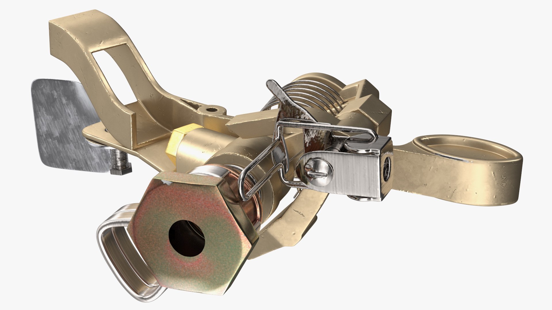 Brass Impact Sprinkler Head 3D - TurboSquid 1853339