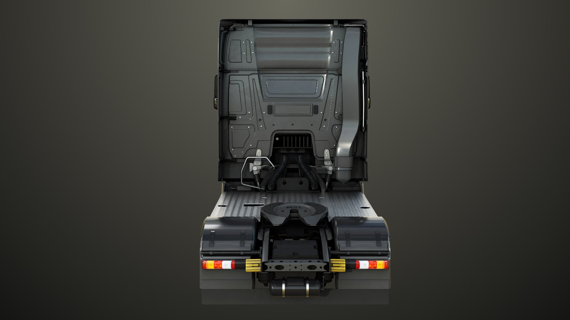 Heavy Truck Chassis 03 Generic All PBR Unity UE Textures Included 3D ...