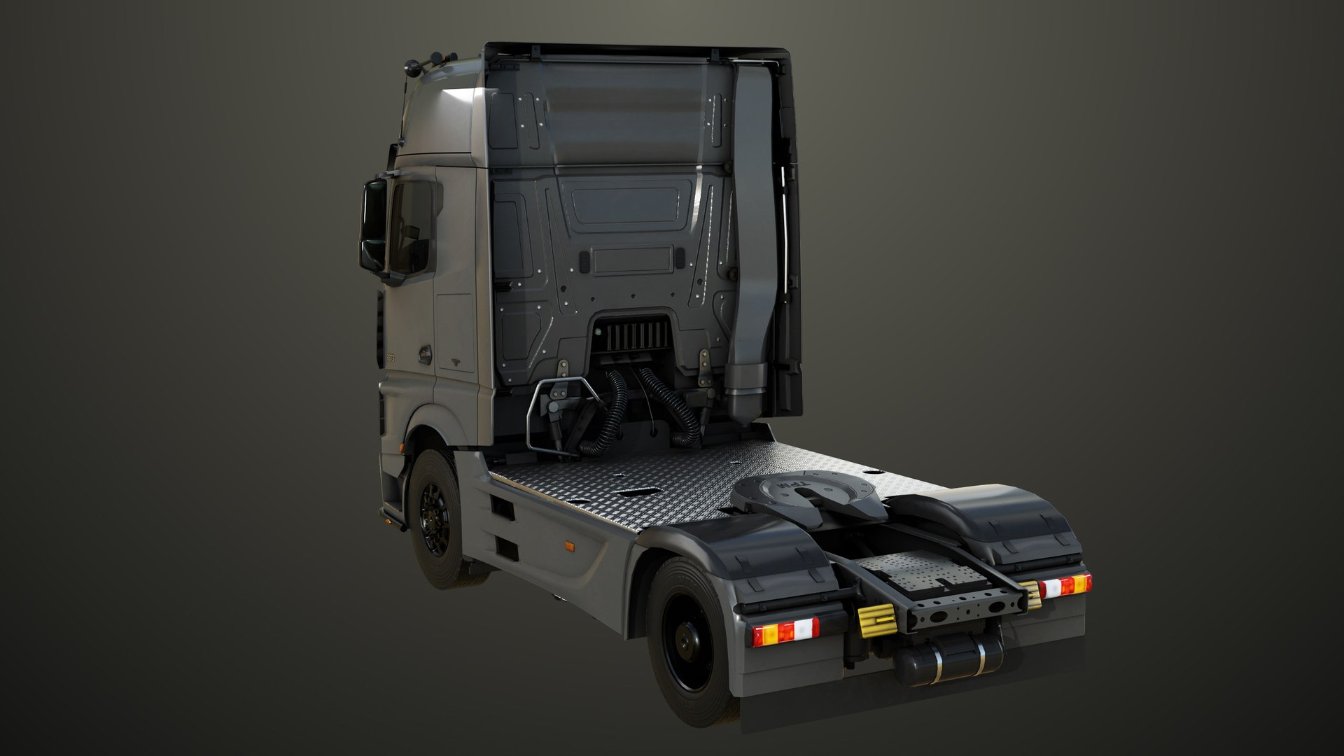 Heavy Truck Chassis 03 Generic All PBR Unity UE Textures Included 3D ...