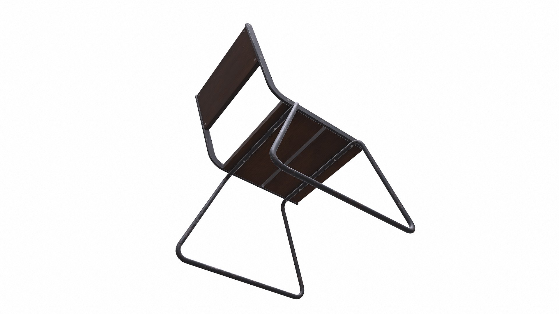 Free Old Chair Low-poly PBR 3D - TurboSquid 2220114
