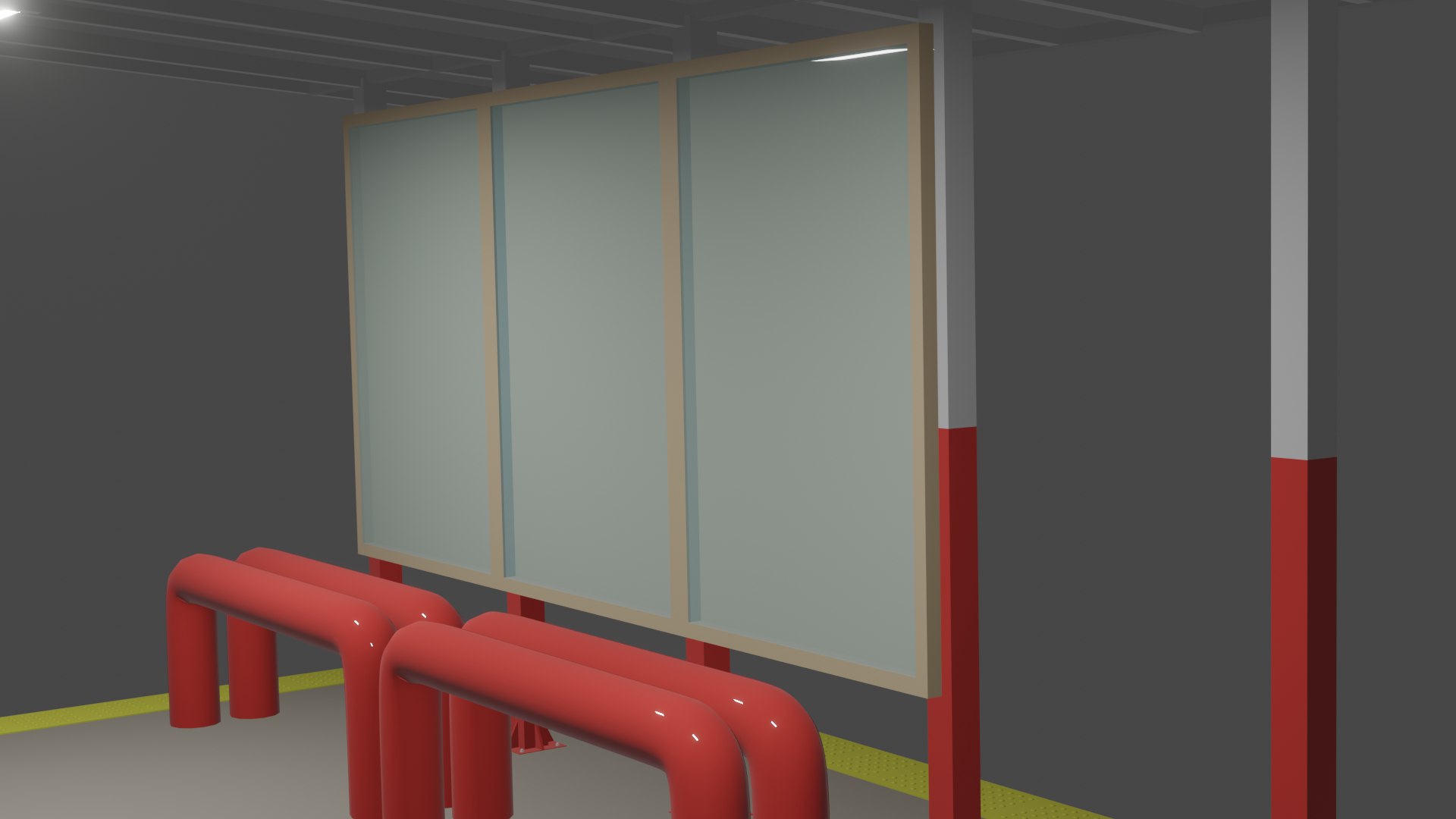 Bus Stand 3D Model - TurboSquid 1729467