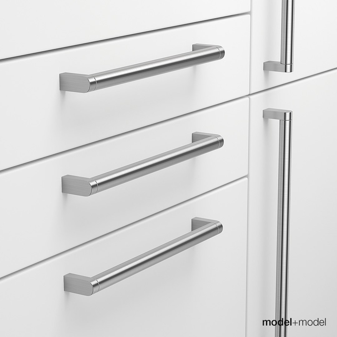 Handles Kitchen Cabinets 3d Model