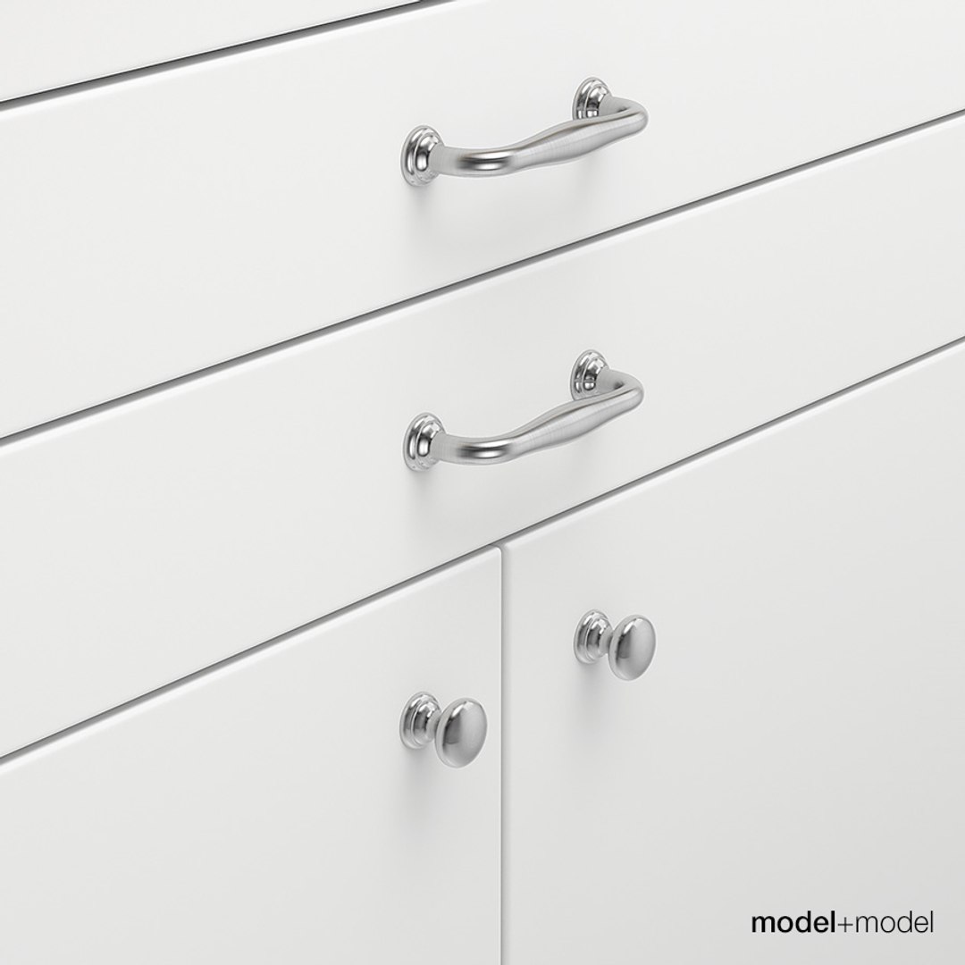 Handles Kitchen Cabinets 3d Model