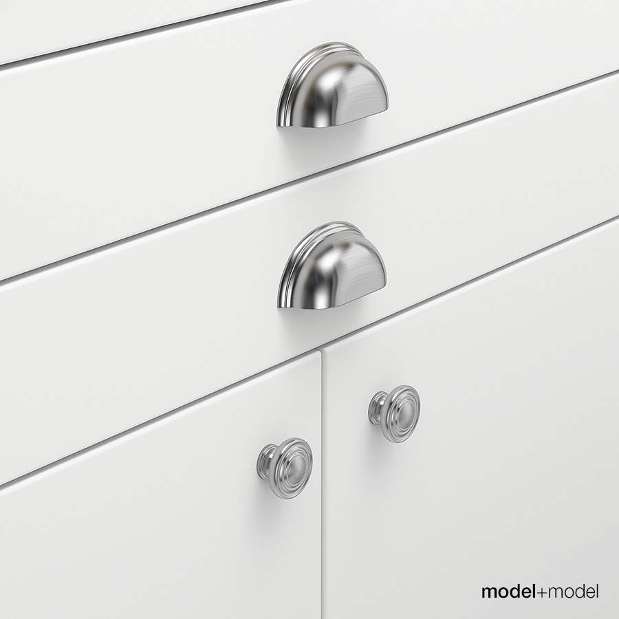 handles kitchen cabinets 3d model