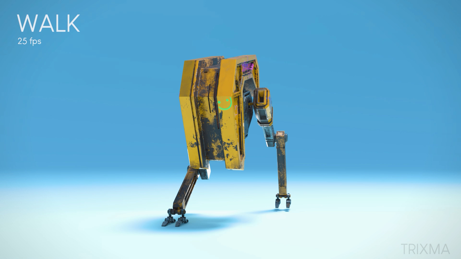 3D Futuristic Mecha - 2 Legs - TurboSquid 2046003