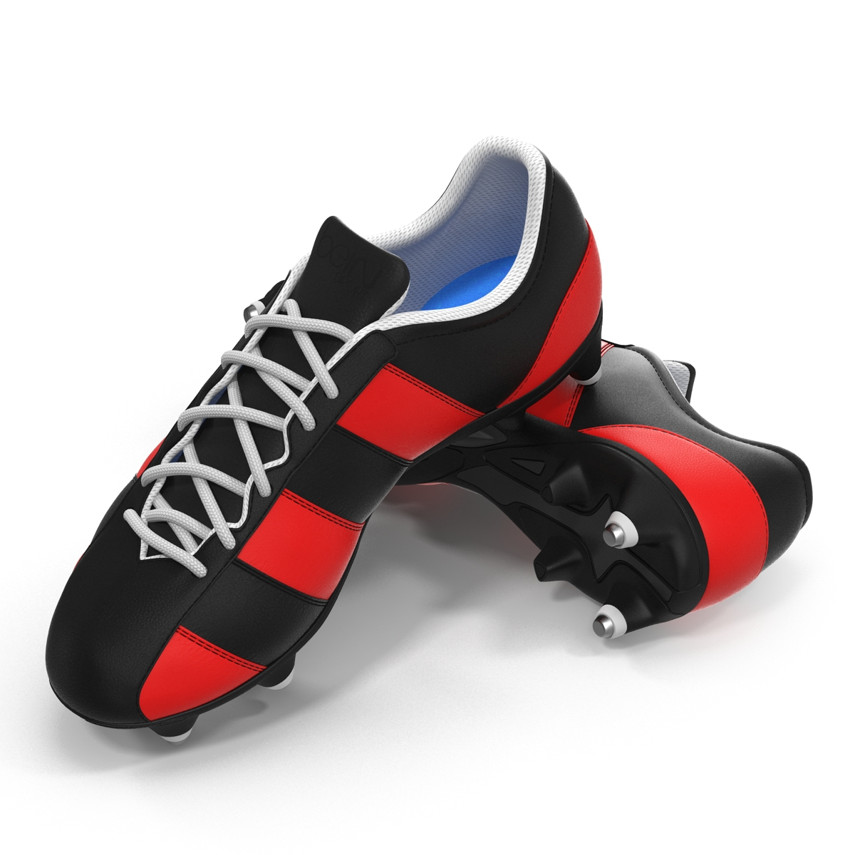 football boots 2 red c4d