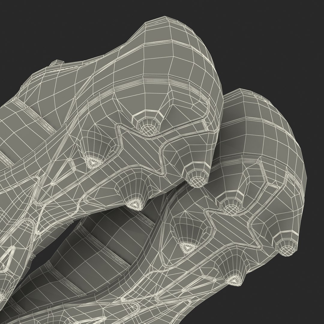 Football Boots 2 Red C4d