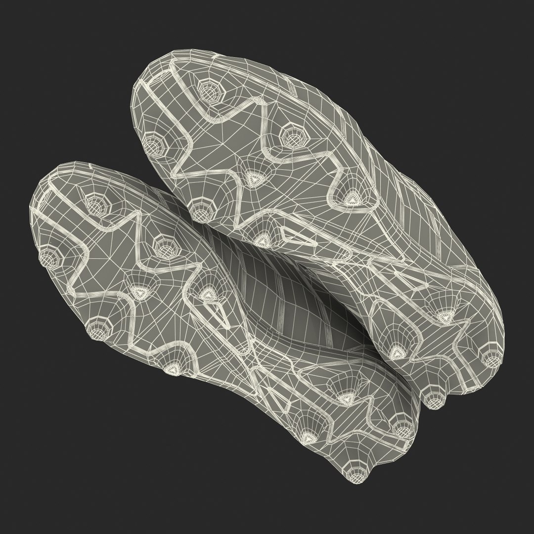 Football Boots 2 Red C4d