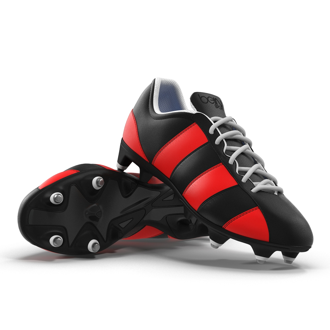 football boots 2 red c4d