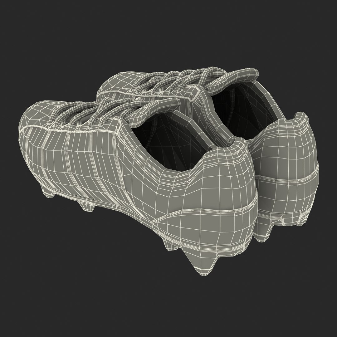 Football Boots 2 Red C4d