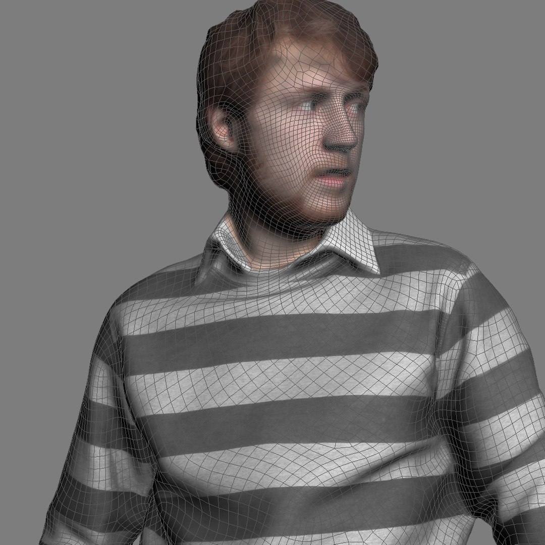 realistic human 3d 3ds