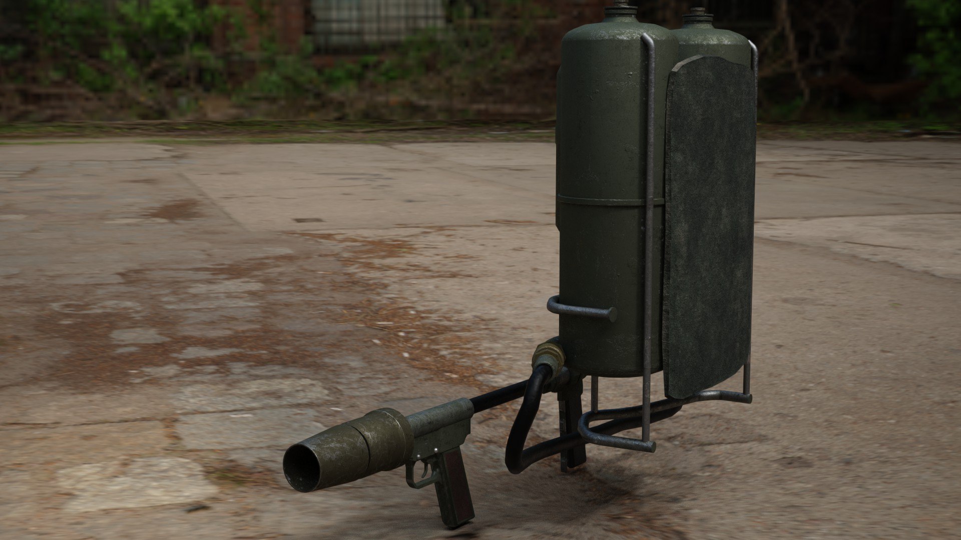 M2 Flamethrower 3D Model - TurboSquid 1587914